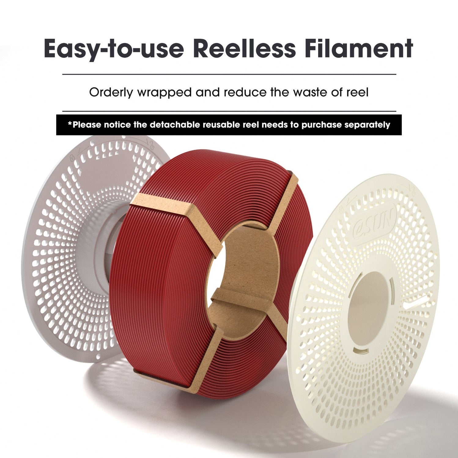 eSun eSpool Polycarbonate 3D Filament Spool | Cubic Technology