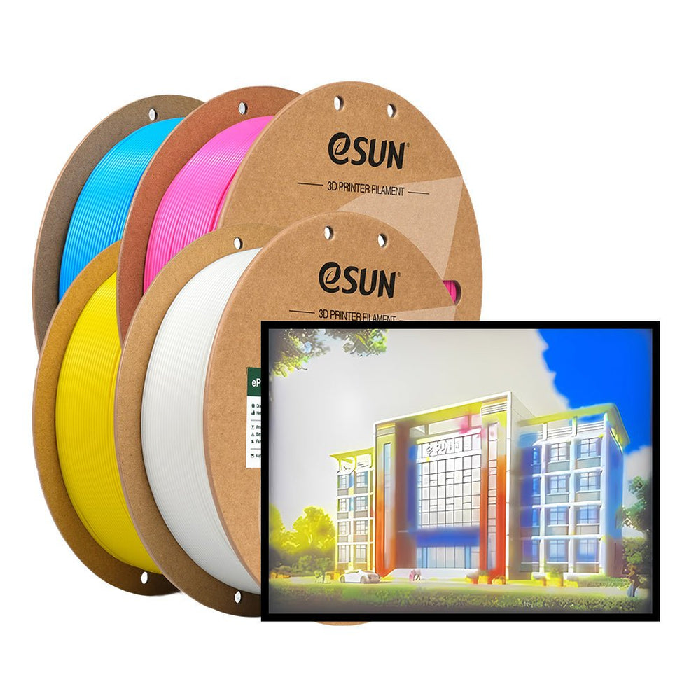 eSun PLA CMYK Lithophane 3D Print Filament | Cubic Technology