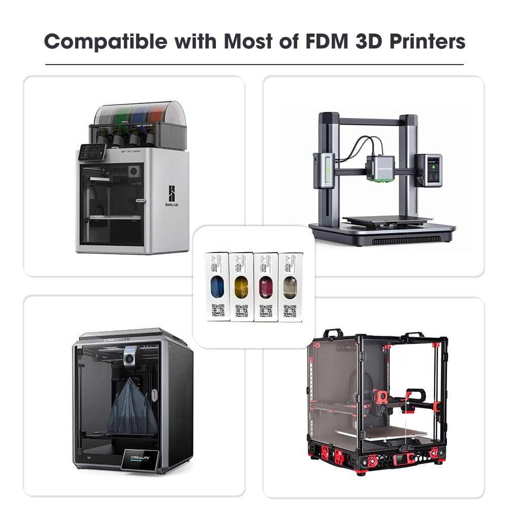 eSun PLA CMYK Lithophane 3D Print Filament | Cubic Technology