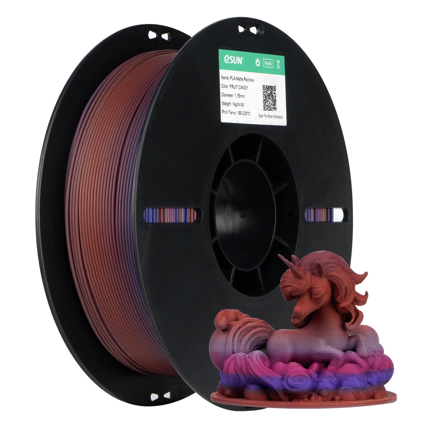 eSun Matte PLA 3D Print Filament 1.75mm 1kg | Cubic Technology