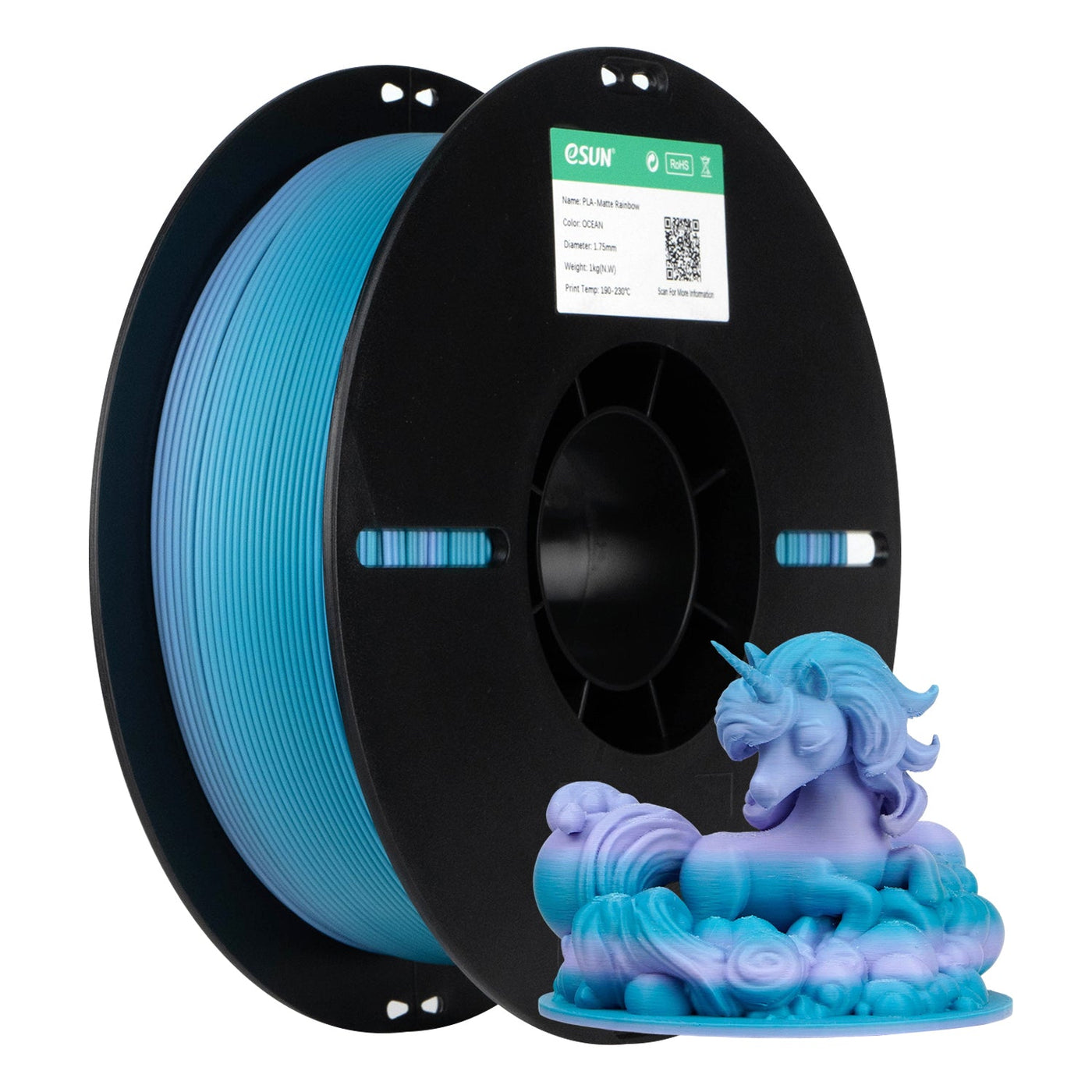 eSun Matte PLA 3D Print Filament 1.75mm 1kg | Cubic Technology
