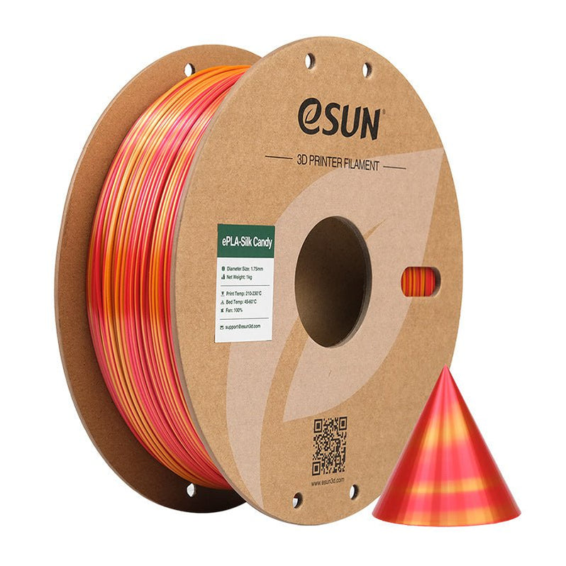 Esun Silk PLA Candy 3D Print Filament | Cubic Technology
