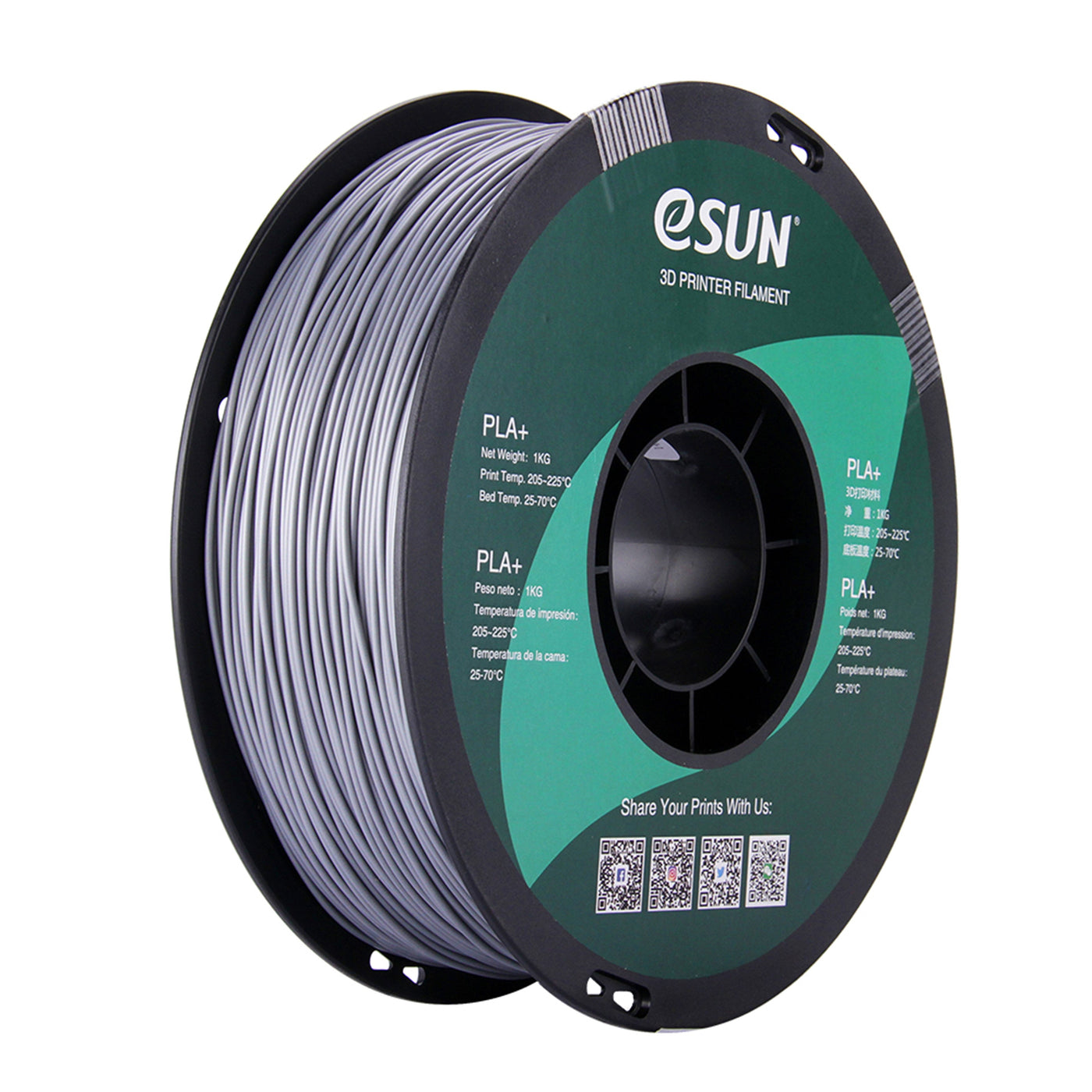 eSUN PLA+ 3D Print Filament 1.75mm | Cubic Technology 3D Filament Supplier
