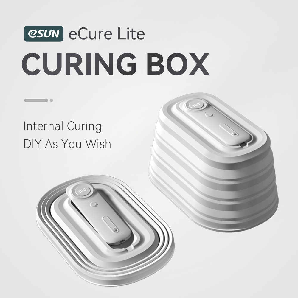 eSun eCure Lite Curing Box for Resin 3D Printing — Cubic Technology