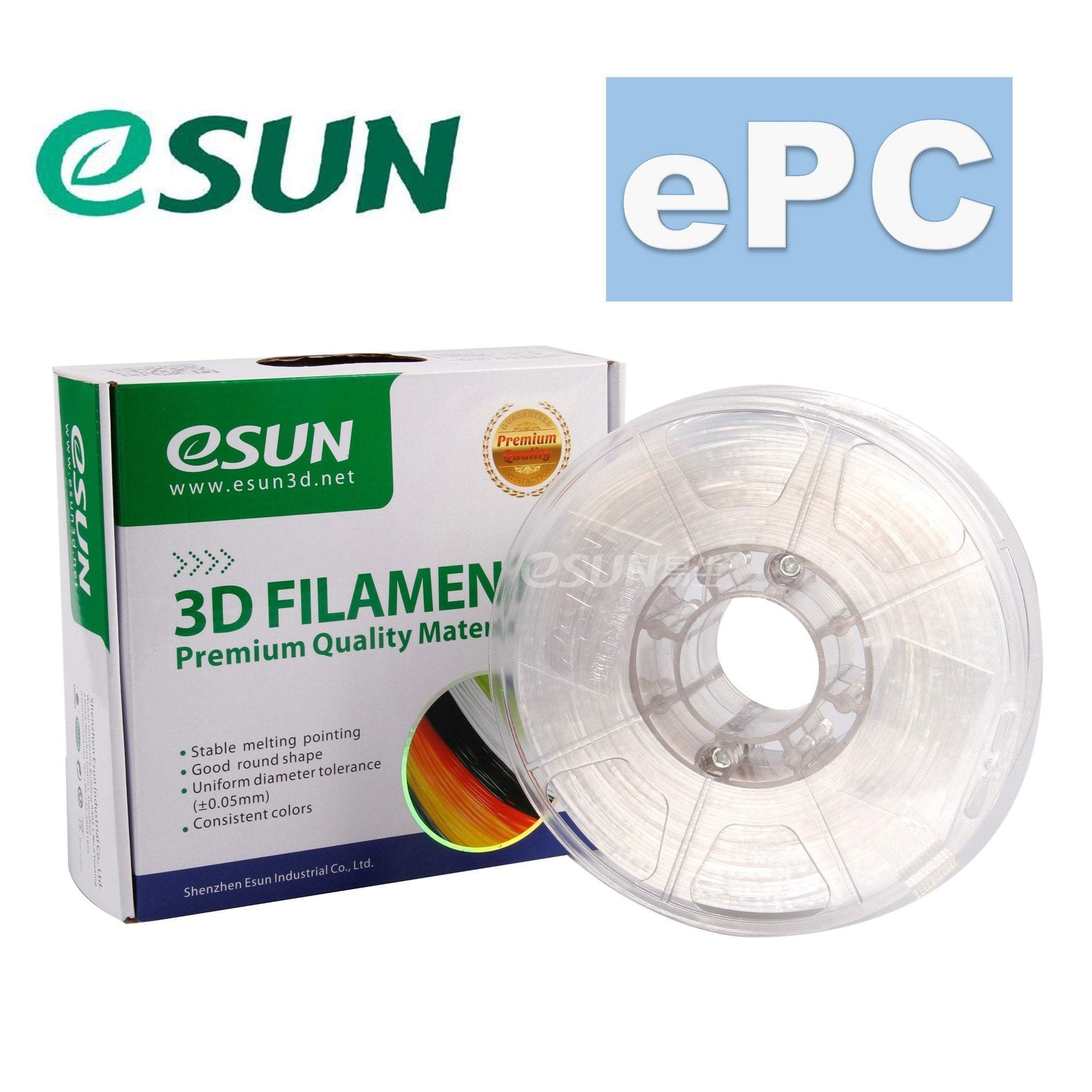 Polycarbonate Filaments - Shop eSUN's PC 3D Filament & More — Cubic ...