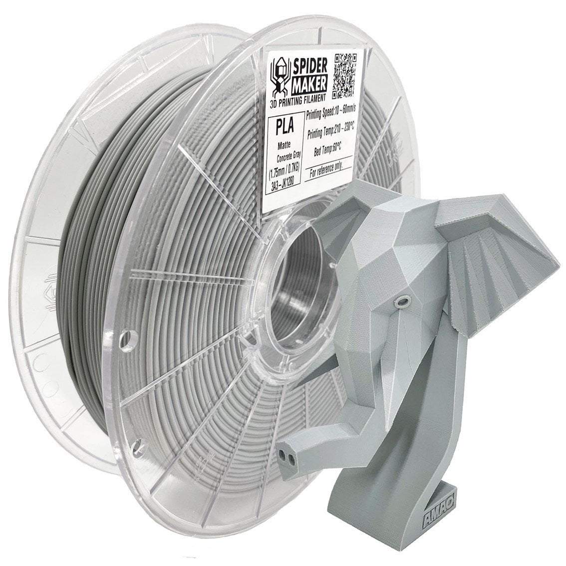 Spidermaker Matte Finish PLA 3D Print Filament | Cubic Technology