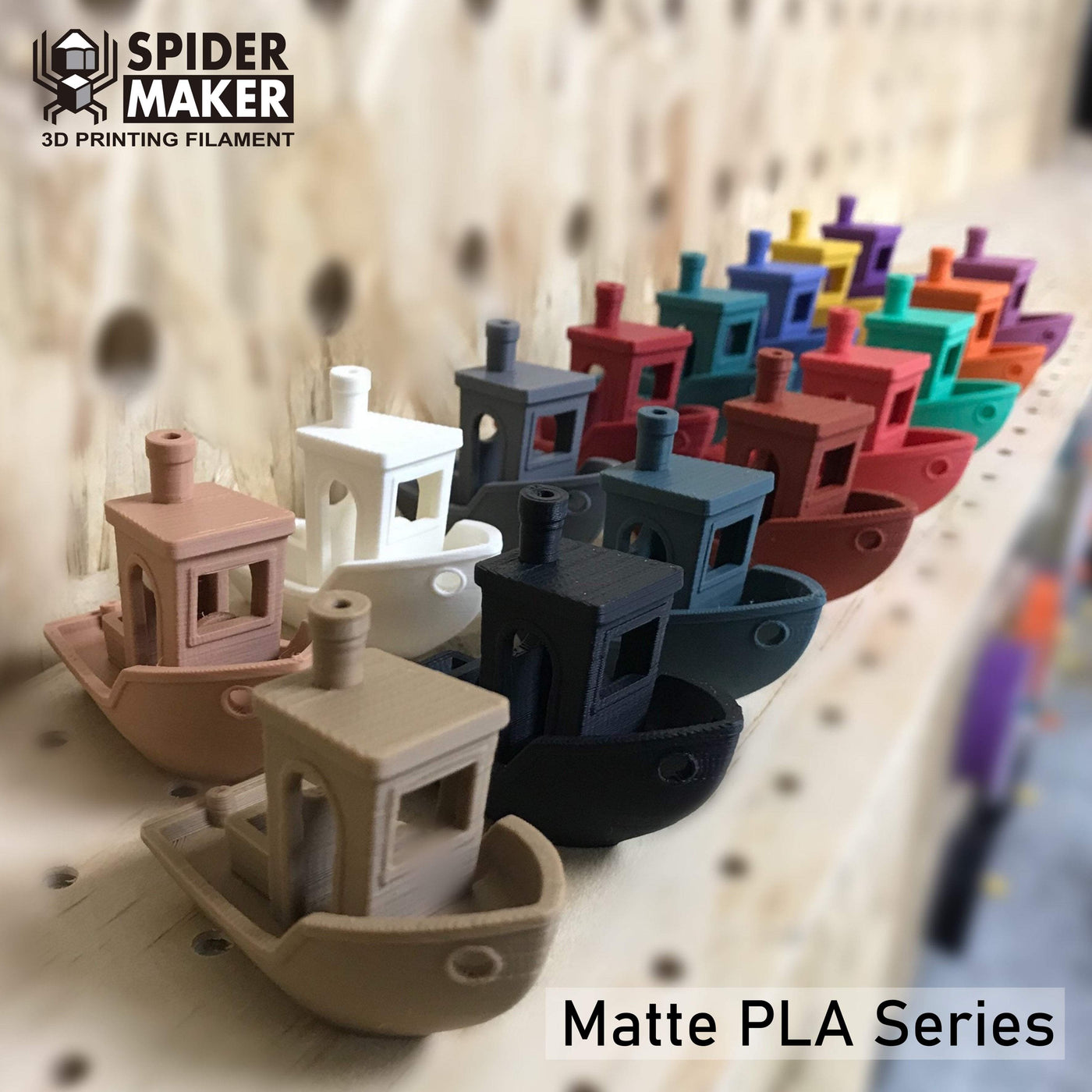 Spidermaker Matte Finish PLA 3D Print Filament | Cubic Technology